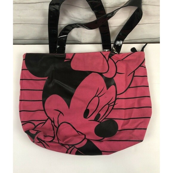 Disney | Bags | Minnie Mouse Loungefly Disney Tote Bag Purse Red Black ...